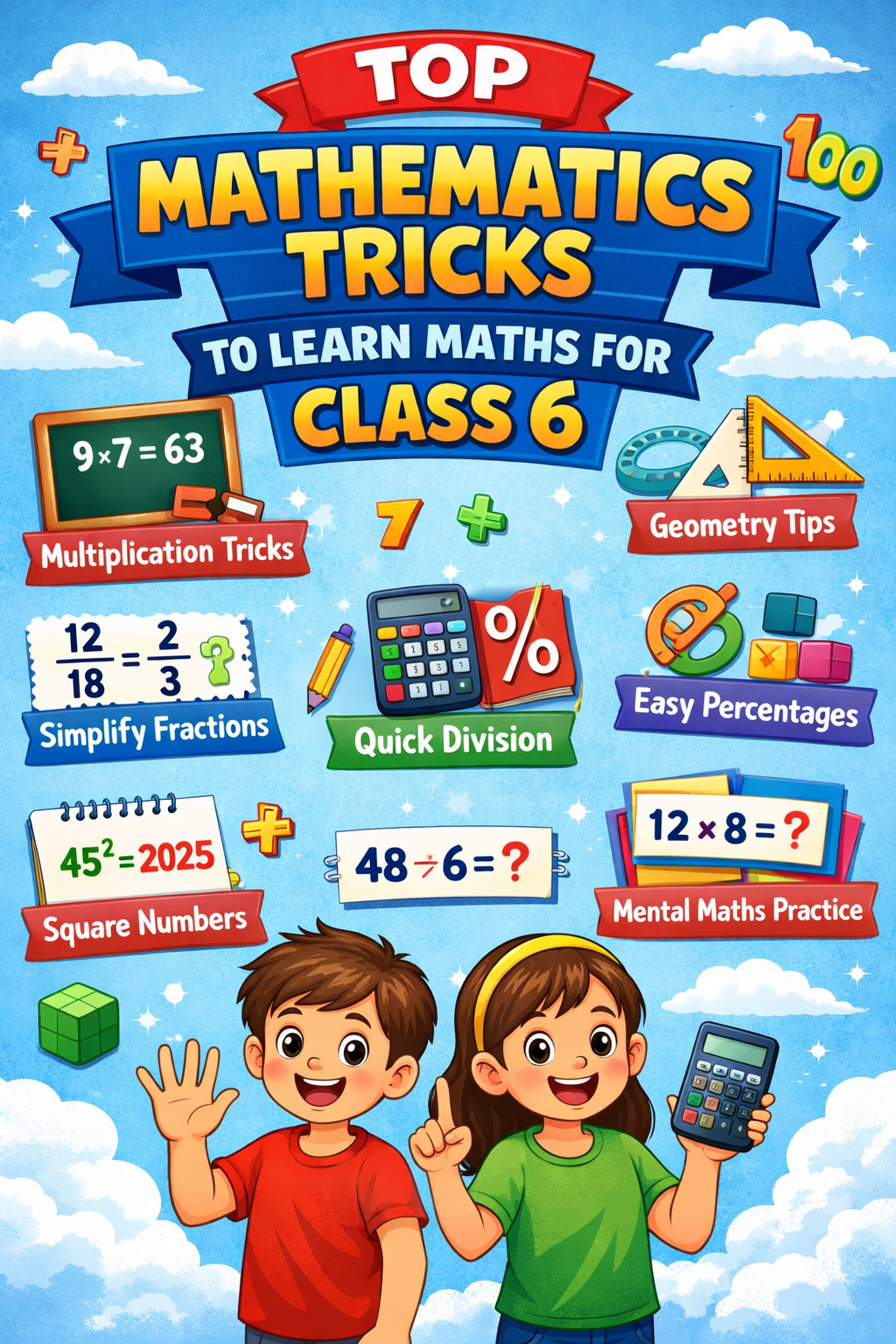 Top 10 easy maths tricks for kids